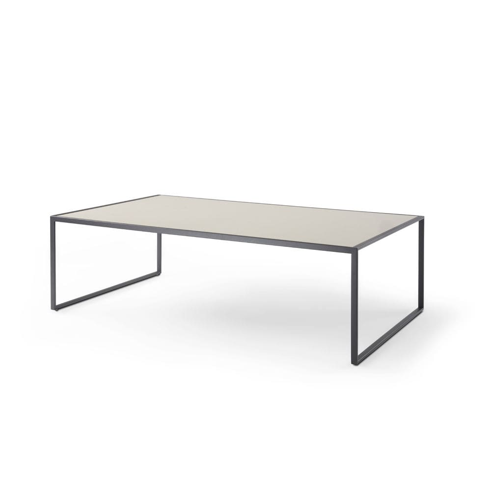 Contemporary coffee table - minimize - YOMEI - glass / wood veneer ...