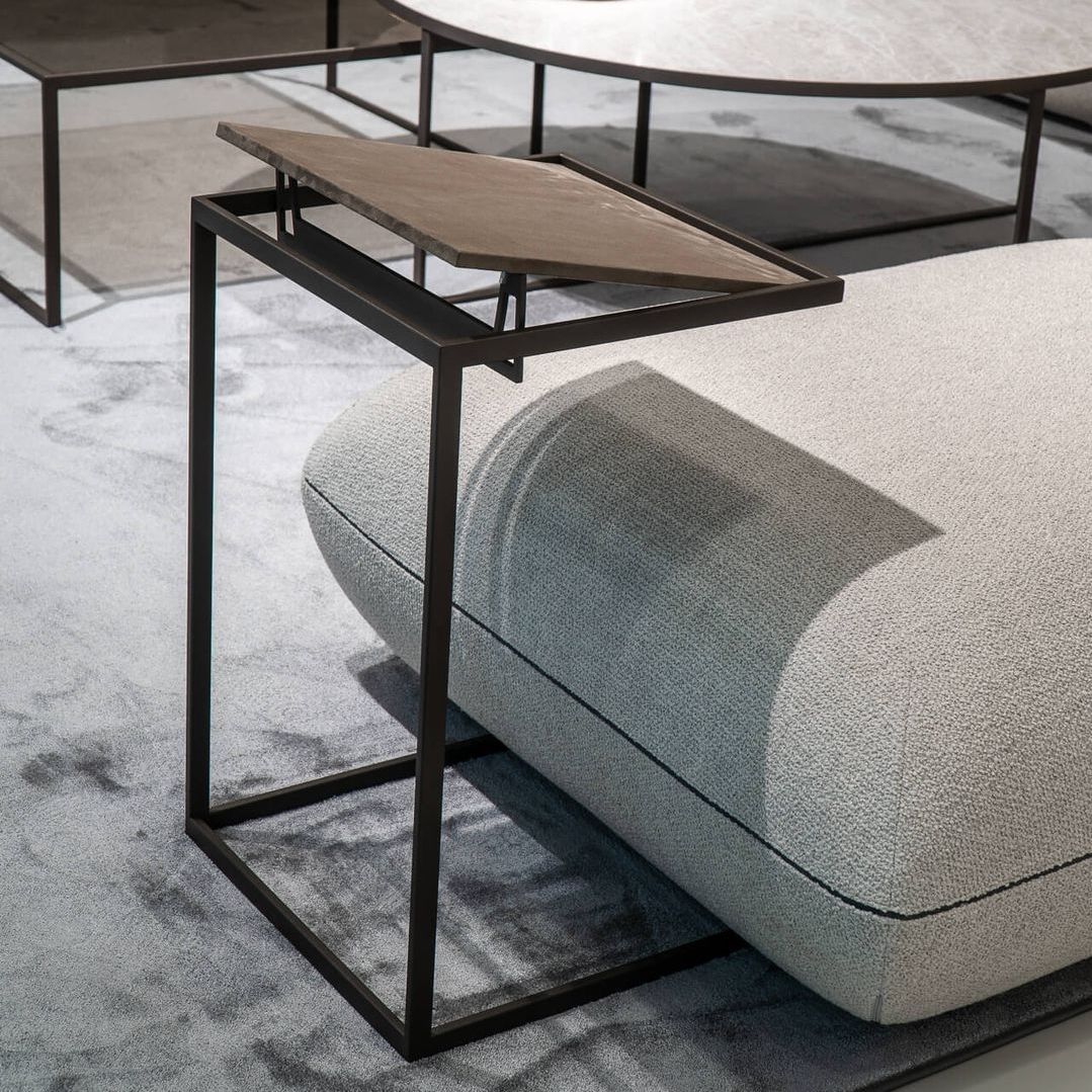 Free-standing computer table - UP - YOMEI - contemporary / commercial