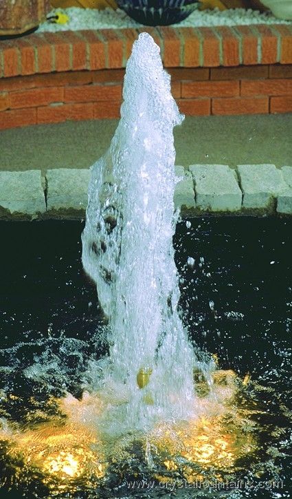 Fountain jet - NIC SERIES - FUNNEL CASCADE JET - Crystal Fountains