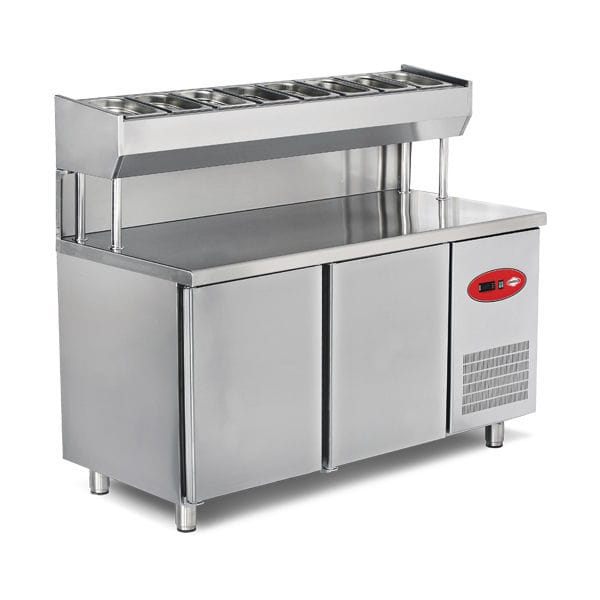 Commercial salad prep unit - EMP.150.80.01-PSY - Empero - stainless steel