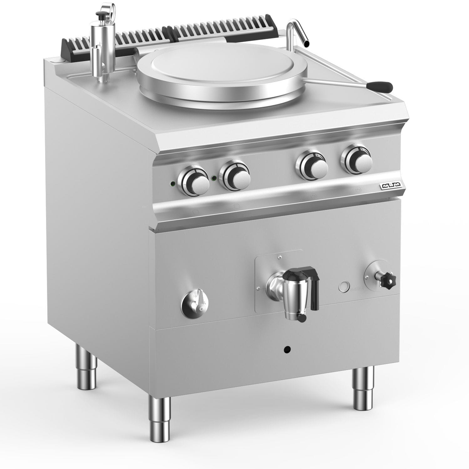 Electric boiling pan - PEE7750I - mbm - steam / floor-mounted / commercial
