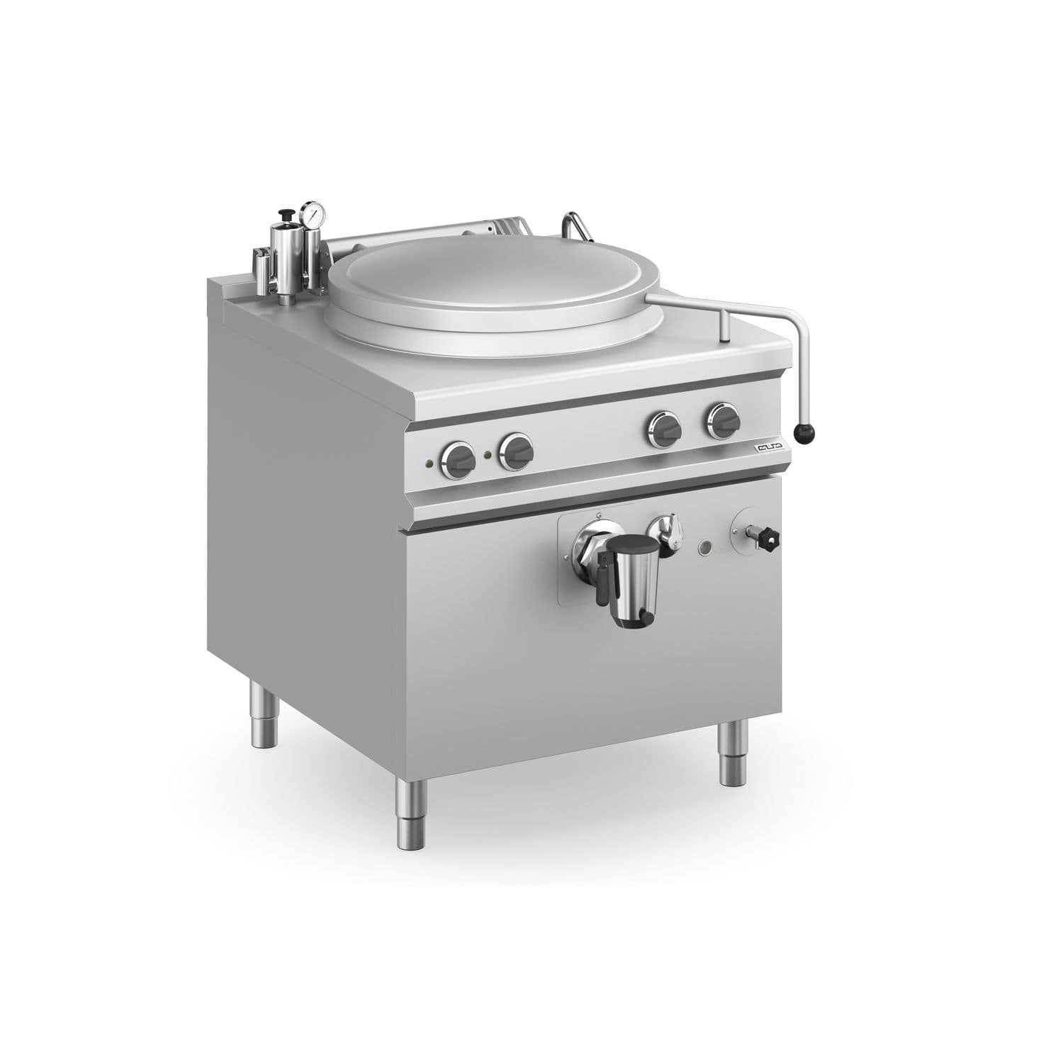 Electric boiling pan - MPEE98A150I - mbm - gas / steam / floor-mounted