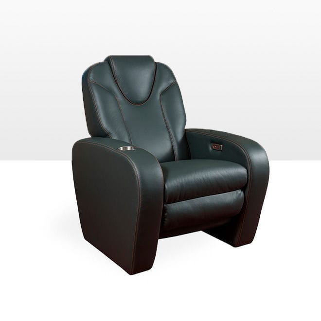 Leather cinema seating - SCARLETT - ASCÉNDER - commercial / black ...
