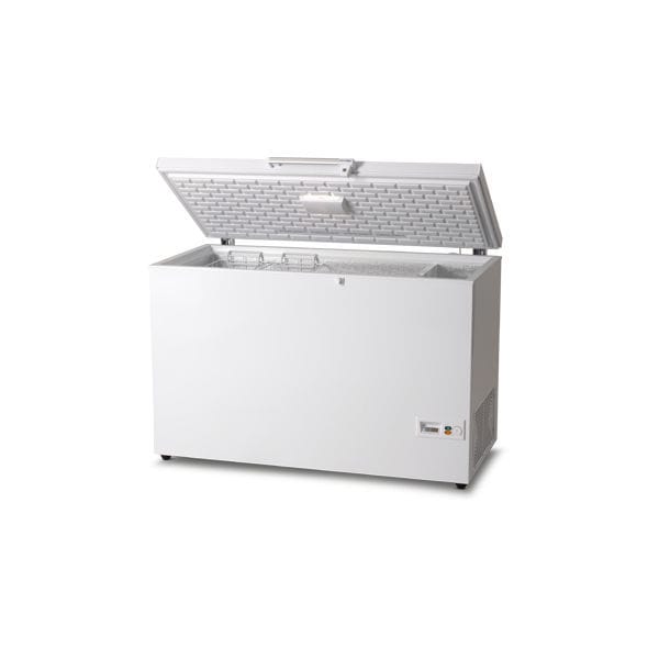 Commercial freezer - HF396 - VESTFROST - chest / stainless steel / white