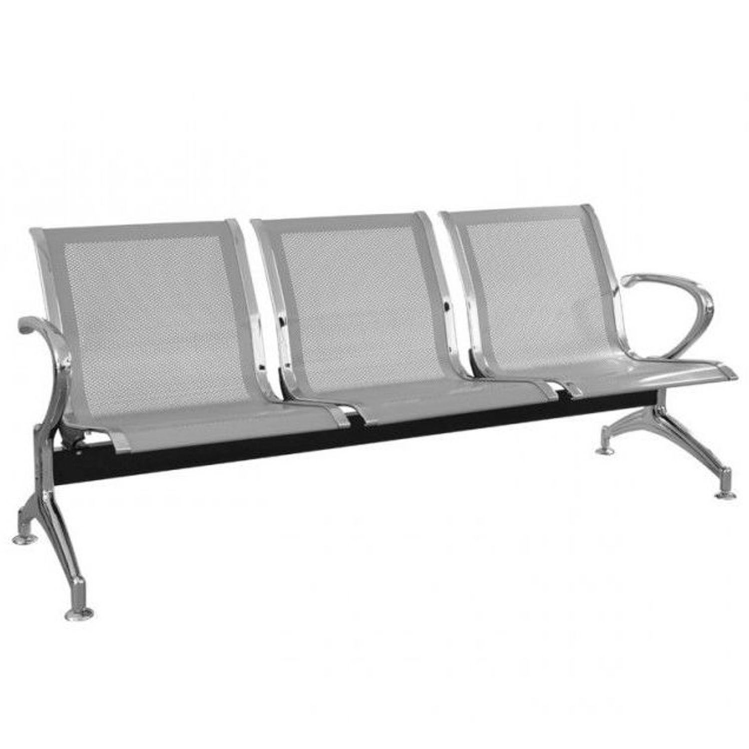 Aluminum beam chair - ACEBRON 3 - Piqueras y Crespo - 3-seater / indoor ...