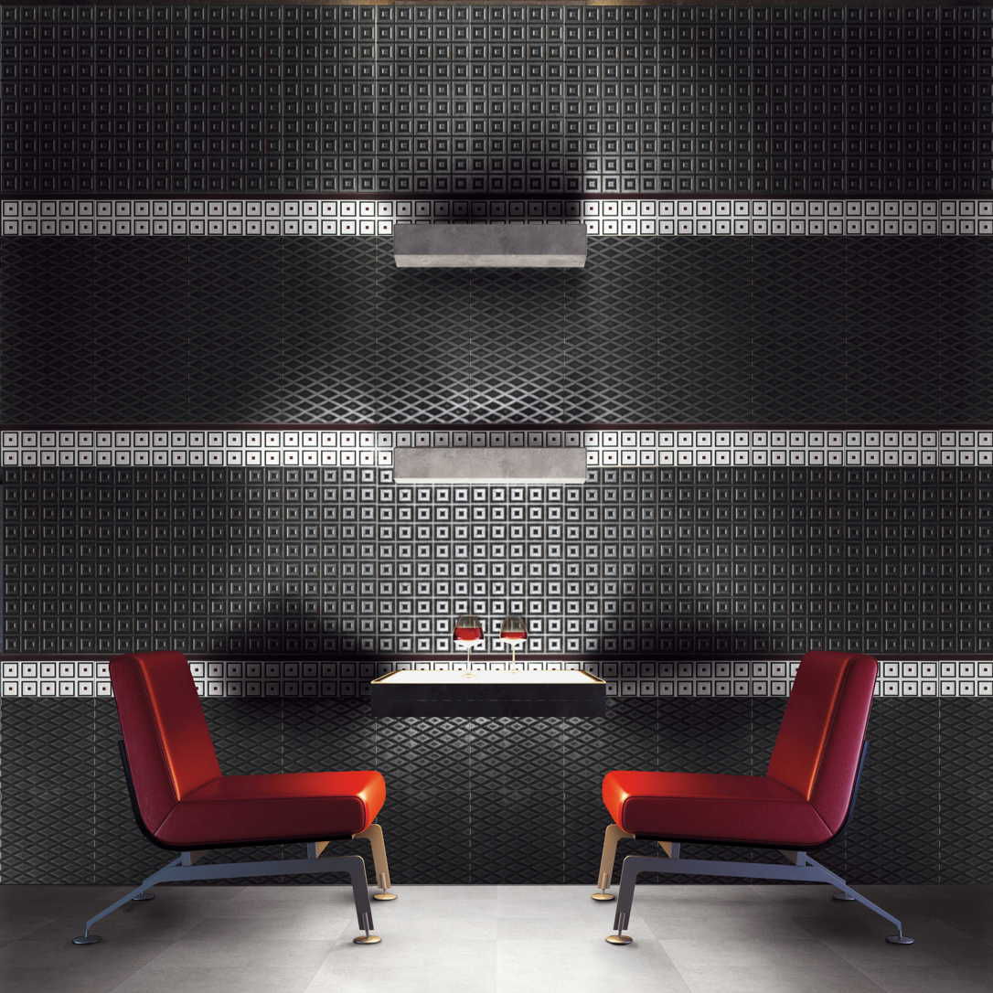 Ceramic tile - PARENTESI QUADRA - Cerasarda - indoor / wall / 20x20 cm