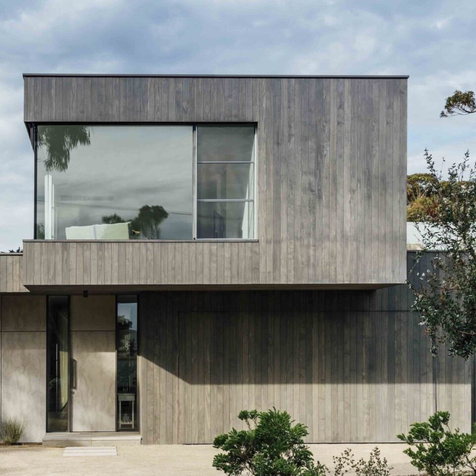 Panel cladding - PORTSEA BEACH HOUSE - Accsys Technologies - wooden ...