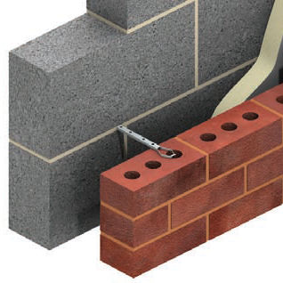 Steel fastening system - ST1 - Ancon Building Products - for ventilated ...
