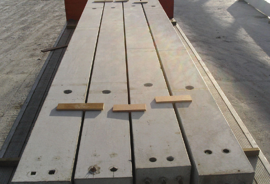 Precast ground beam - Cornish Concrete Products - reinforced concrete
