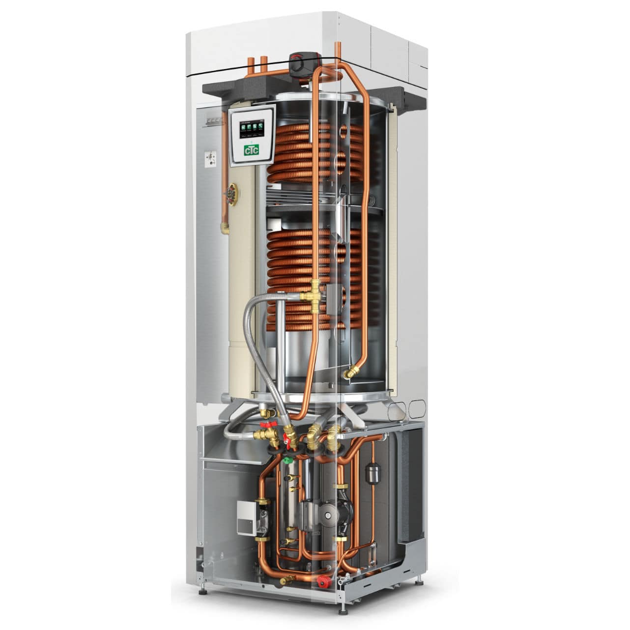Geothermal heat pump - EcoHeat 400 - CTC Enertech Group - residential / commercial / outdoor
