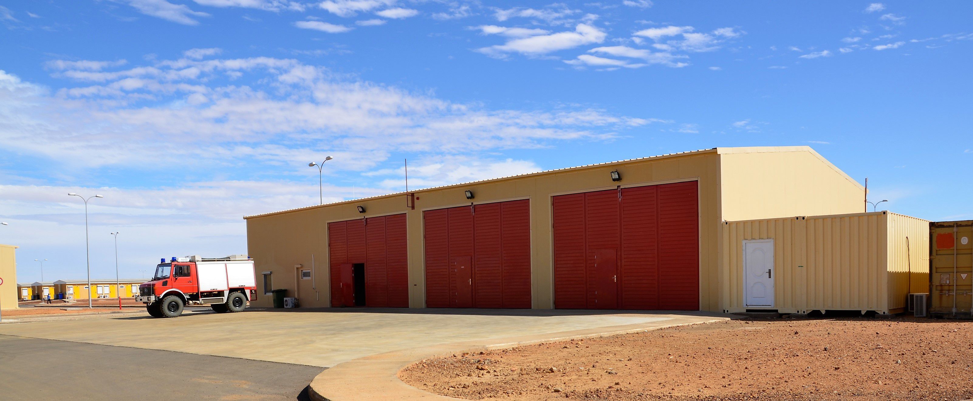 Prefab building - FIRE STATION - DORCE Prefabricated Building ...