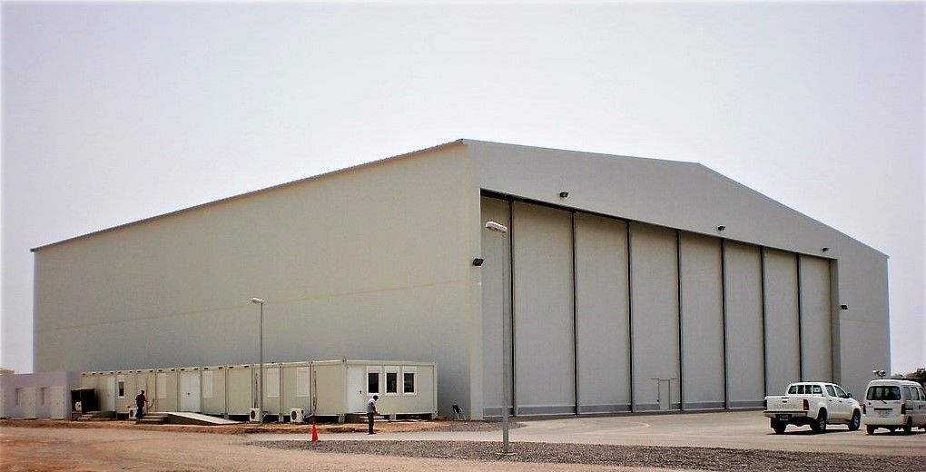 Prefab building - AIRCRAFT HANGAR - DORCE Prefabricated Building ...