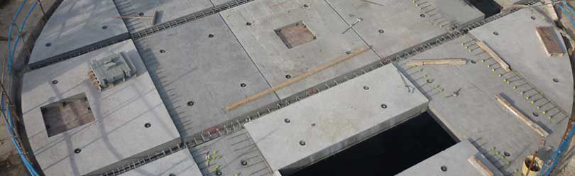 Precast concrete cable cover - SHAFT COVER & LANDING SLABS - F P McCann Ltd