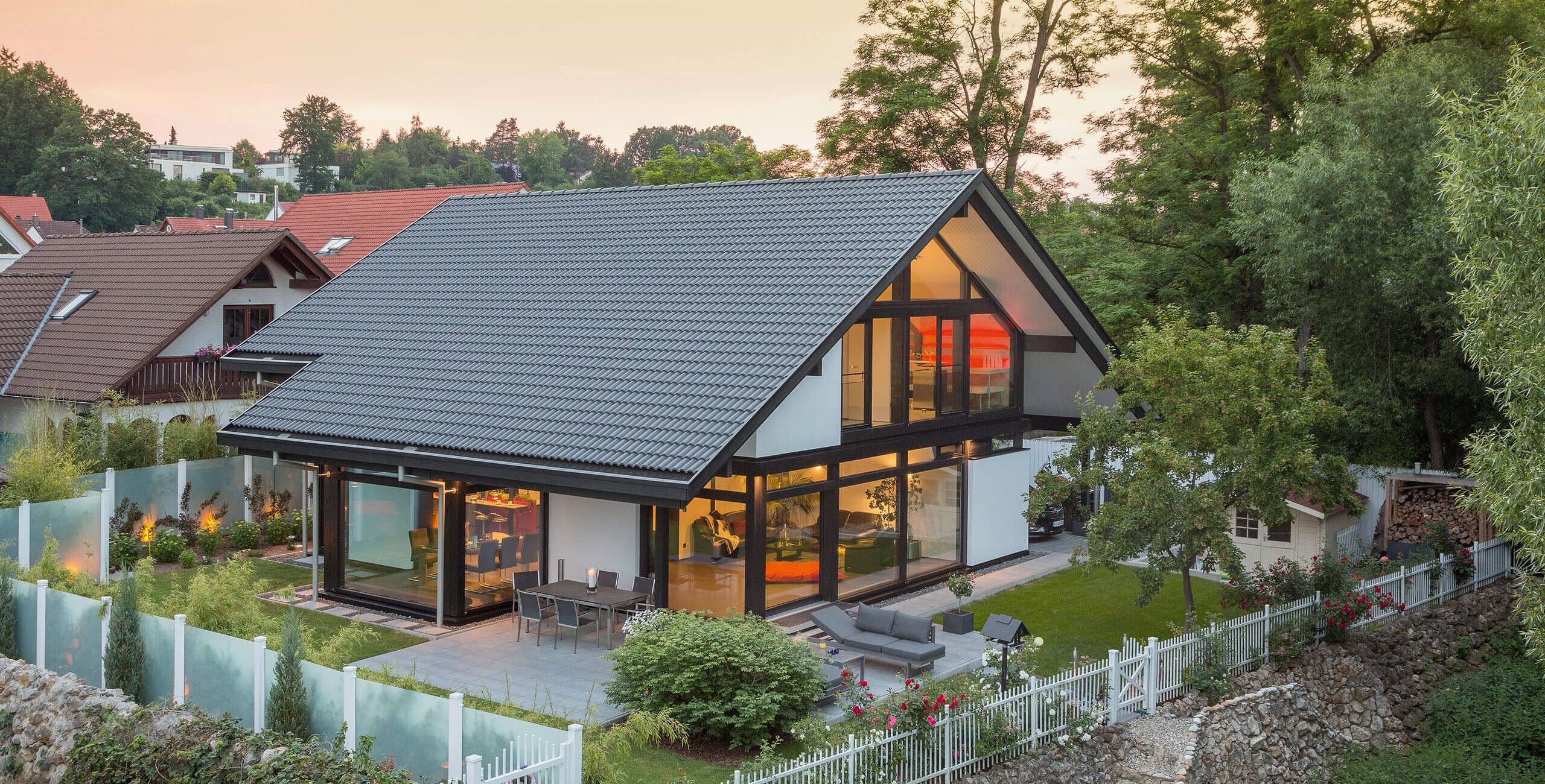 Prefab house - MODUM 8 SAMPLE 4 - Huf Haus - eco-friendly ...