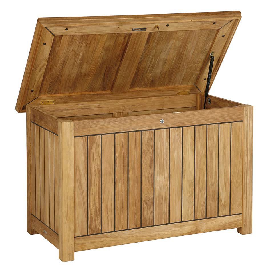Contemporary chest - 3SC15 - Barlow Tyrie - outdoor / teak / rectangular