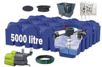 Rainwater tank - RWH-5099FL-DUK4 - RainWater Harvesting - in-ground