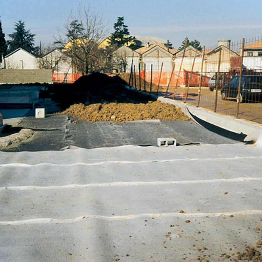 Non-woven draining sheet - D-MIX - Tenax UK Ltd - polypropylene ...