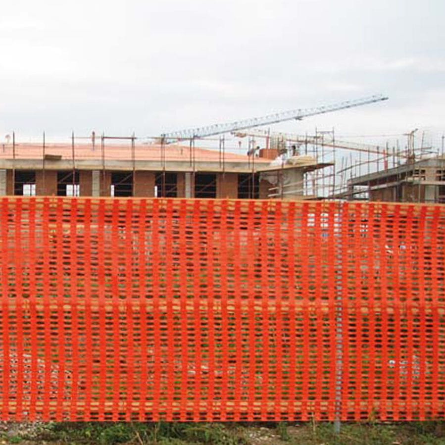 Plastic mesh fencing - DRAGON - Tenax UK Ltd - for construction site ...