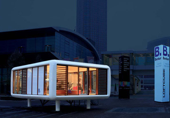 Modular building - LC55H - loftcube - prefab / steel / for special events