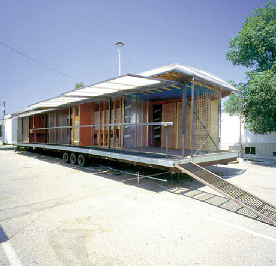 Prefab building - PCTC - OMD office of mobile design - wooden / for ...