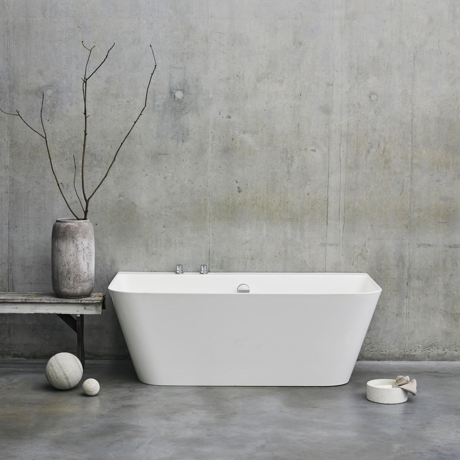 Free-standing bathtub - PATINATO GRANDE - Clearwater Baths - composite ...