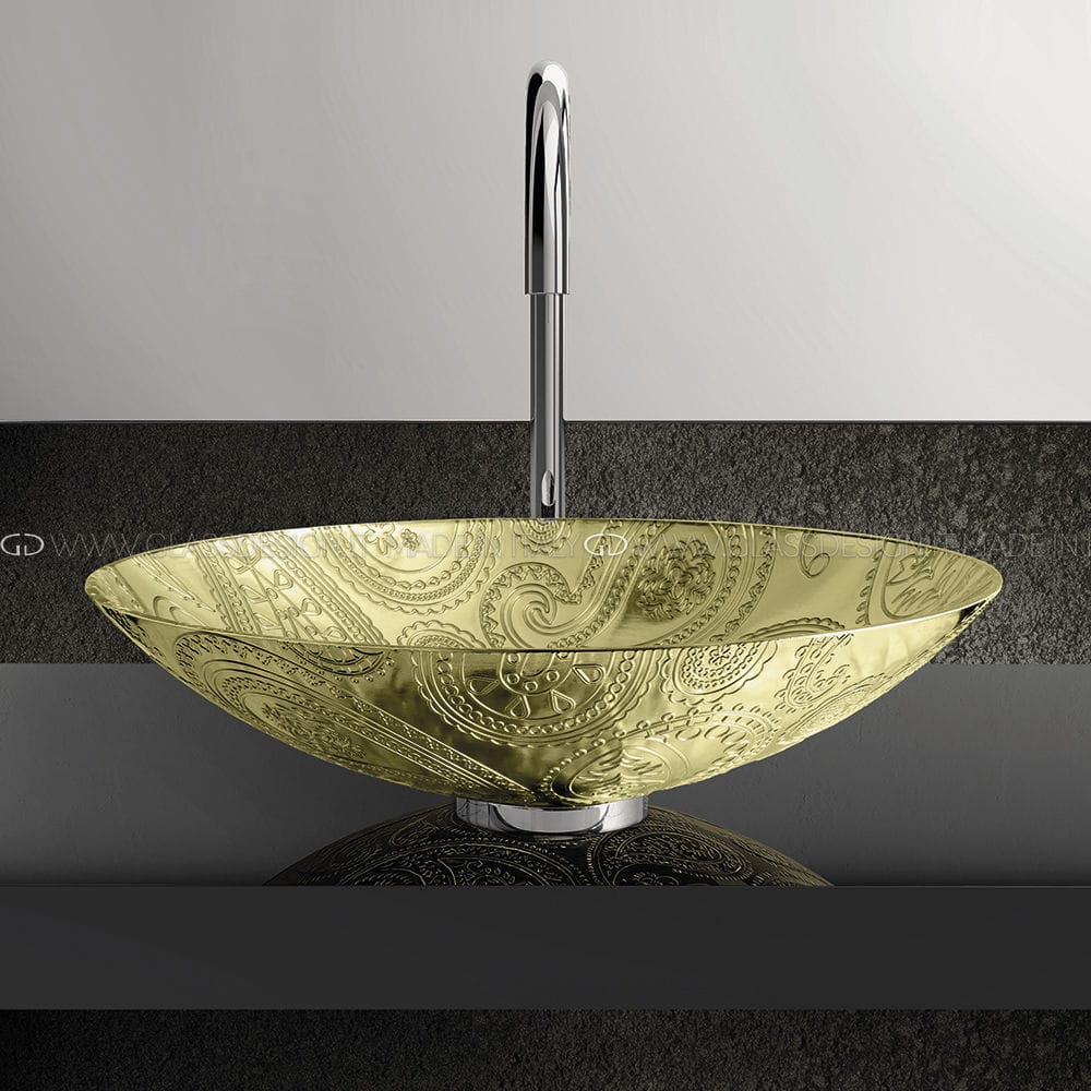 Countertop washbasin - ARABESQUE LUX - GLASS DESIGN Srl - glass ...