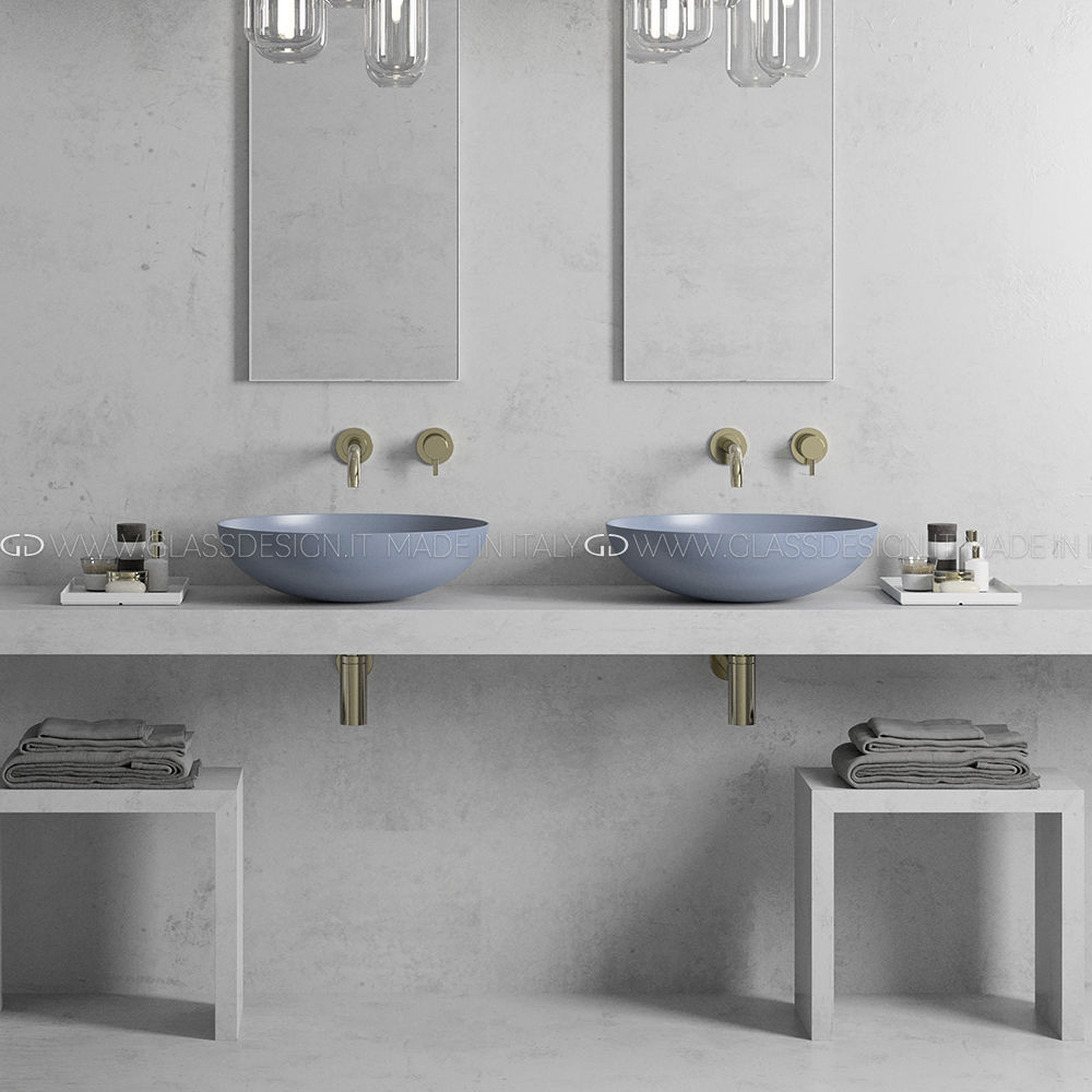 Countertop washbasin - Slide 34/40/44/50 - GLASS DESIGN Srl ...