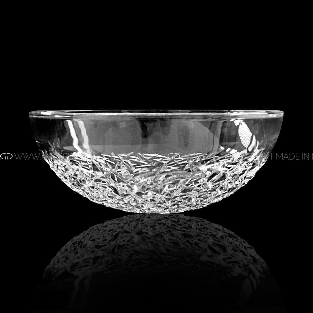 Countertop washbasin - Ice Round - GLASS DESIGN Srl - crystal / round ...