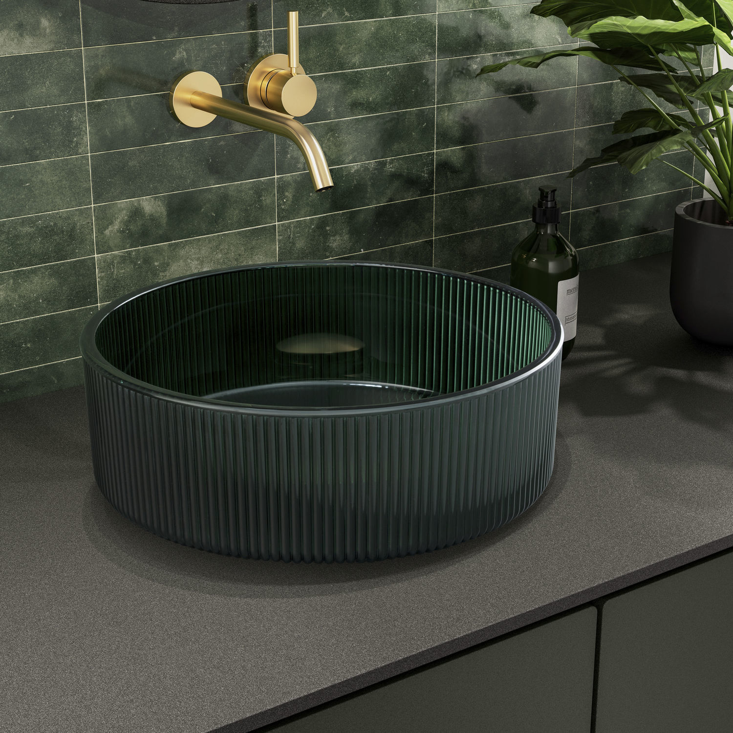 Countertop washbasin - MADISON - GLASS DESIGN Srl - glass / handmade ...
