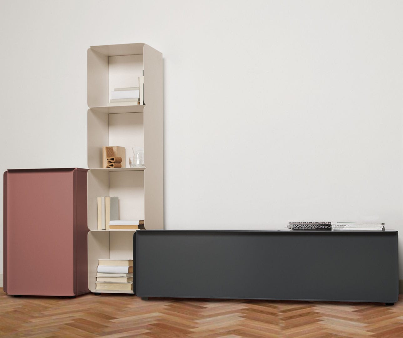 Contemporary sideboard - Collar composition - Quodes - lacquered MDF ...