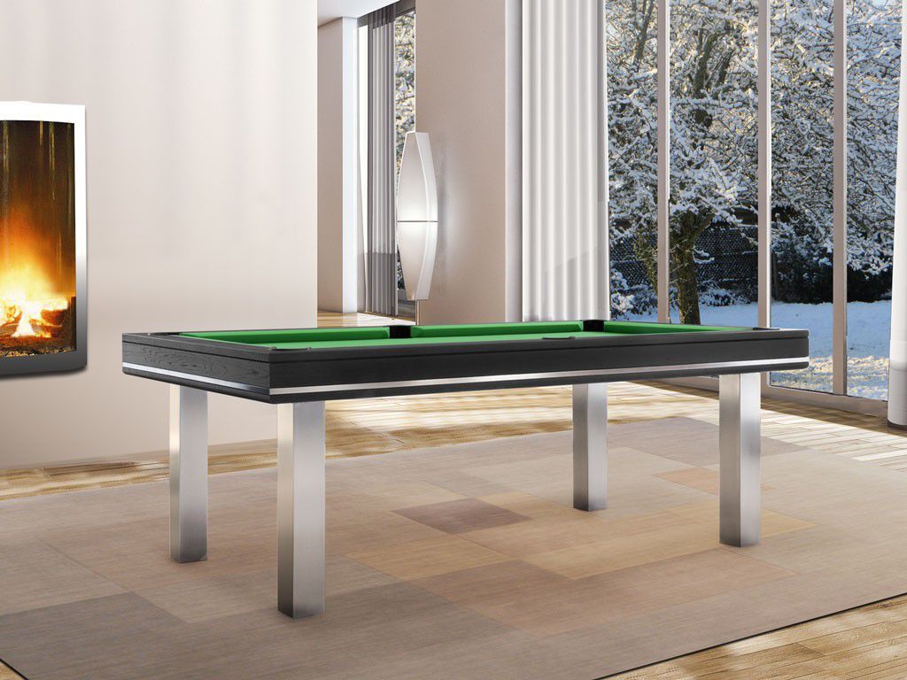 Contemporary pool table - HARMONY-C - EUROBILLARDS - commercial / oak ...