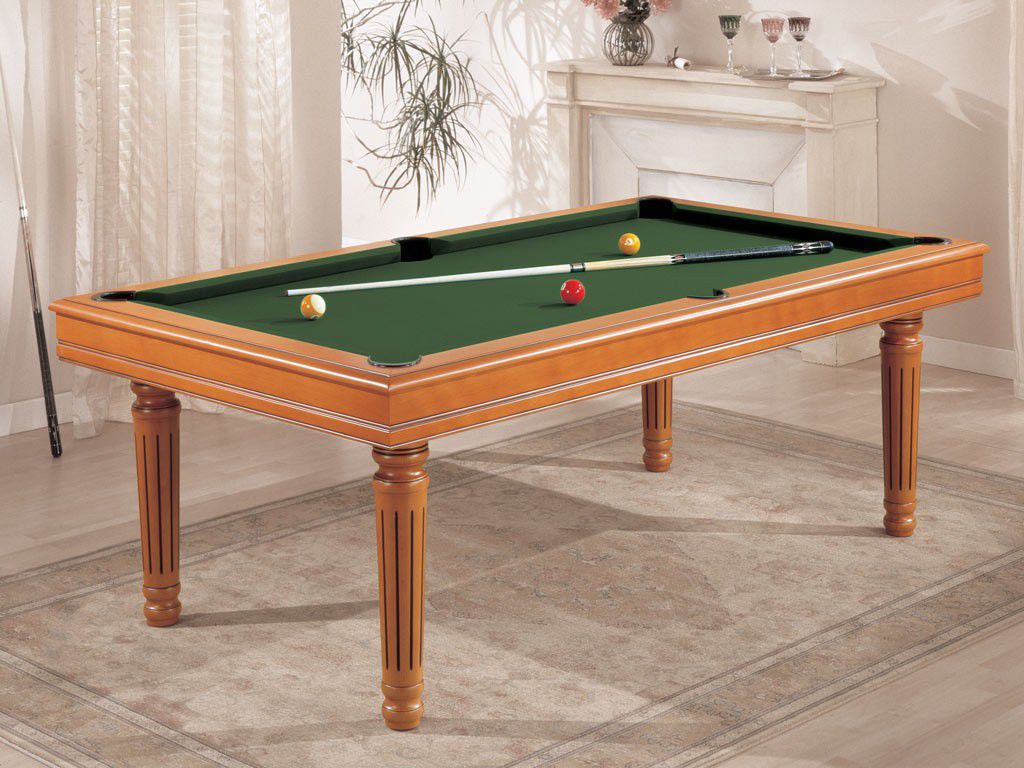 Neoclassical pool table - FESTIVAL - EUROBILLARDS - home / oak / walnut