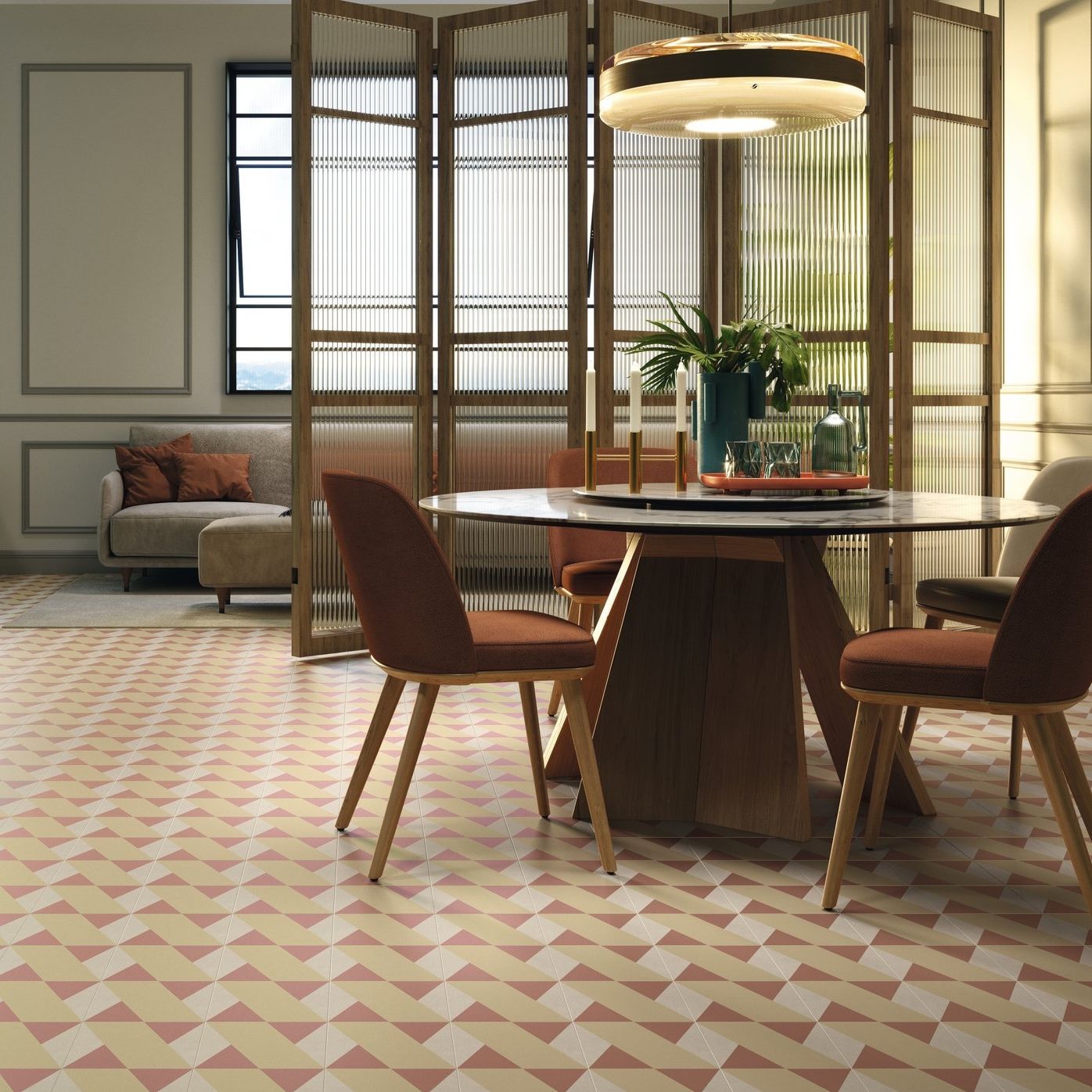 Porcelain tile - BRISBANE - AZULEJOS BENADRESA - embossed / satin / indoor