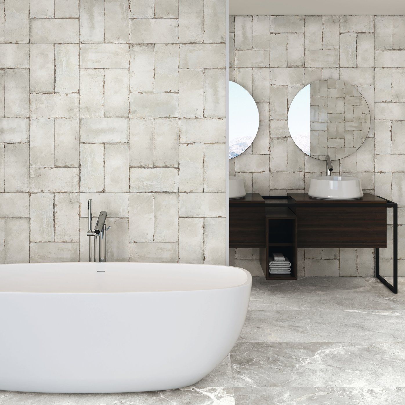 Ceramic tile - SHELDON - AZULEJOS BENADRESA - high-gloss / embossed ...