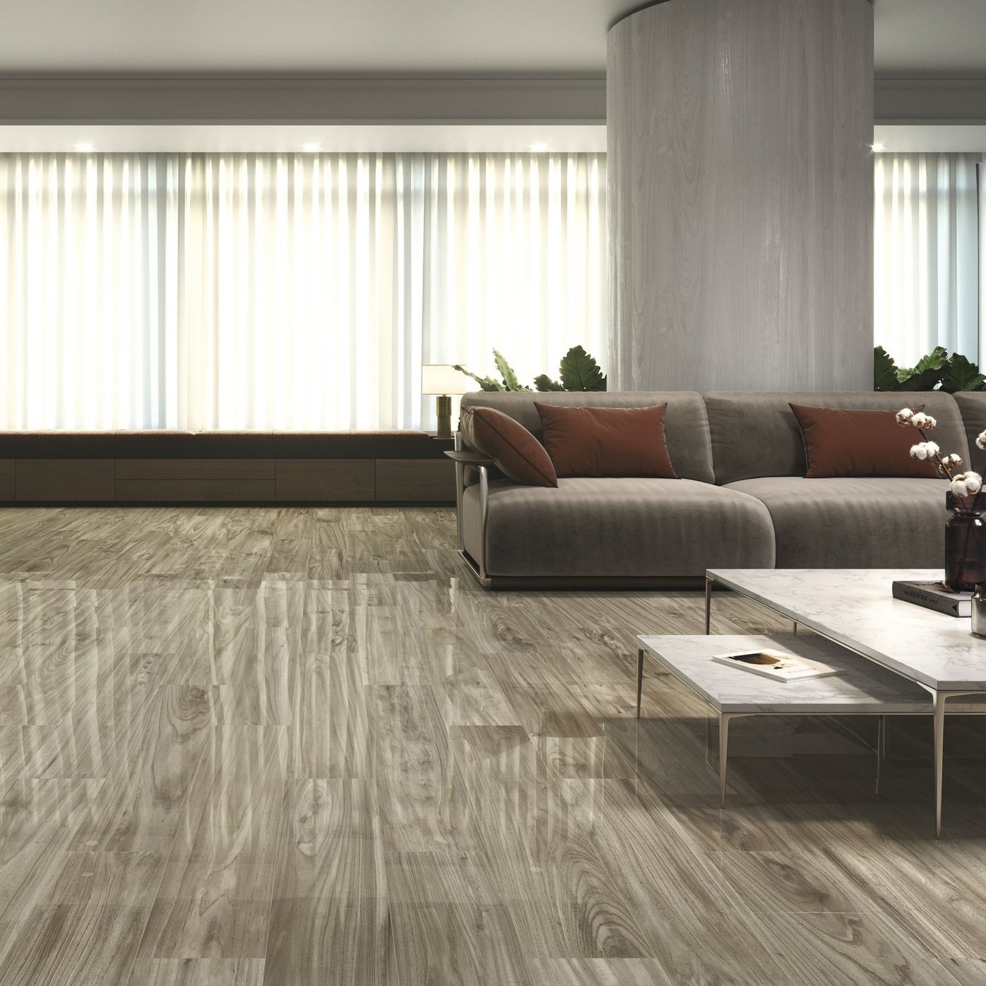 Porcelain tile - SPAZIO - AZULEJOS BENADRESA - polished / high-gloss ...