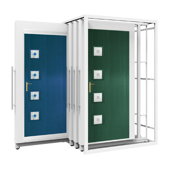 Door display rack - BR703A - BORA CELIK - metal / one-sided / with ...