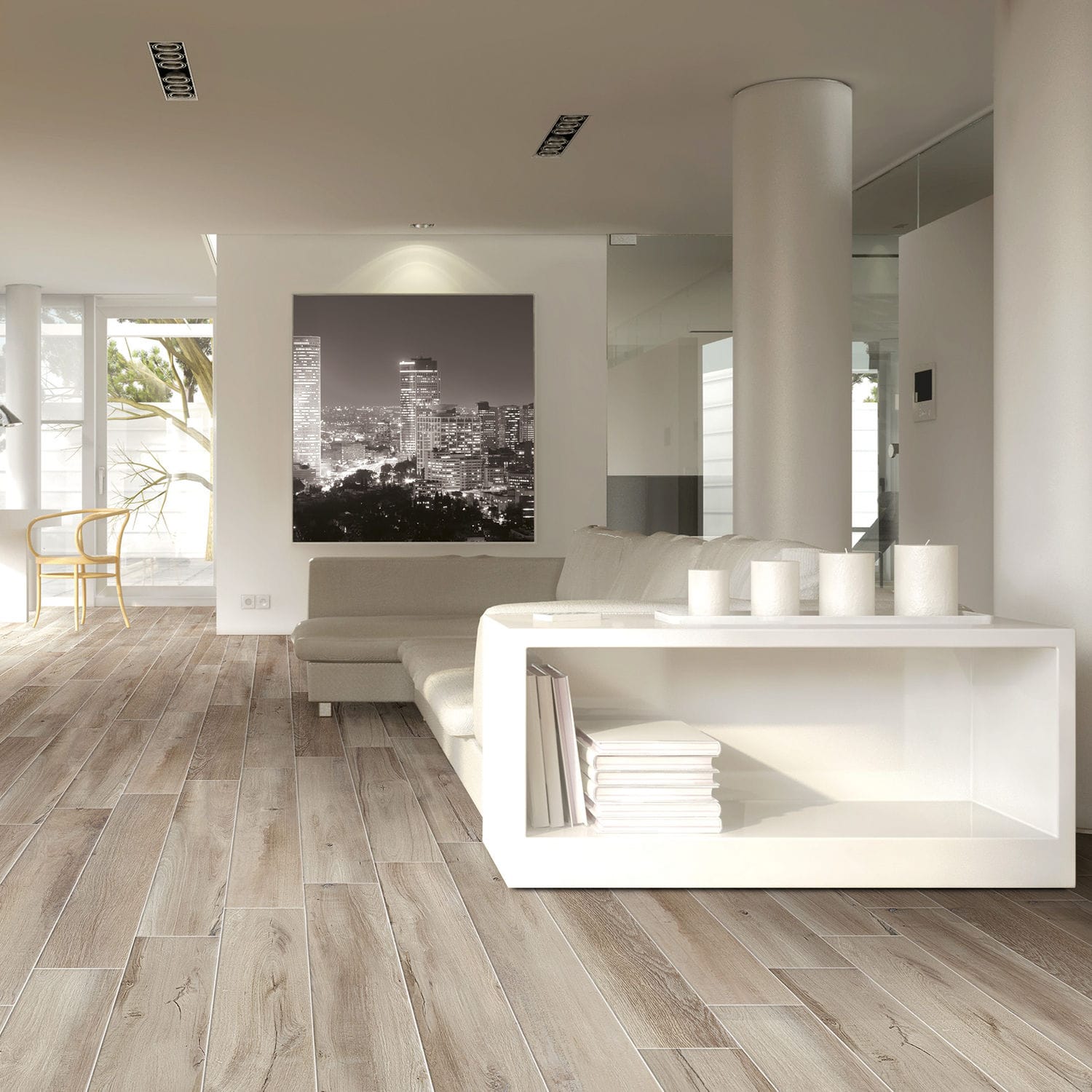 Parquet look tile - SHERWOOD - BRENNERO - porcelain stoneware / matte ...