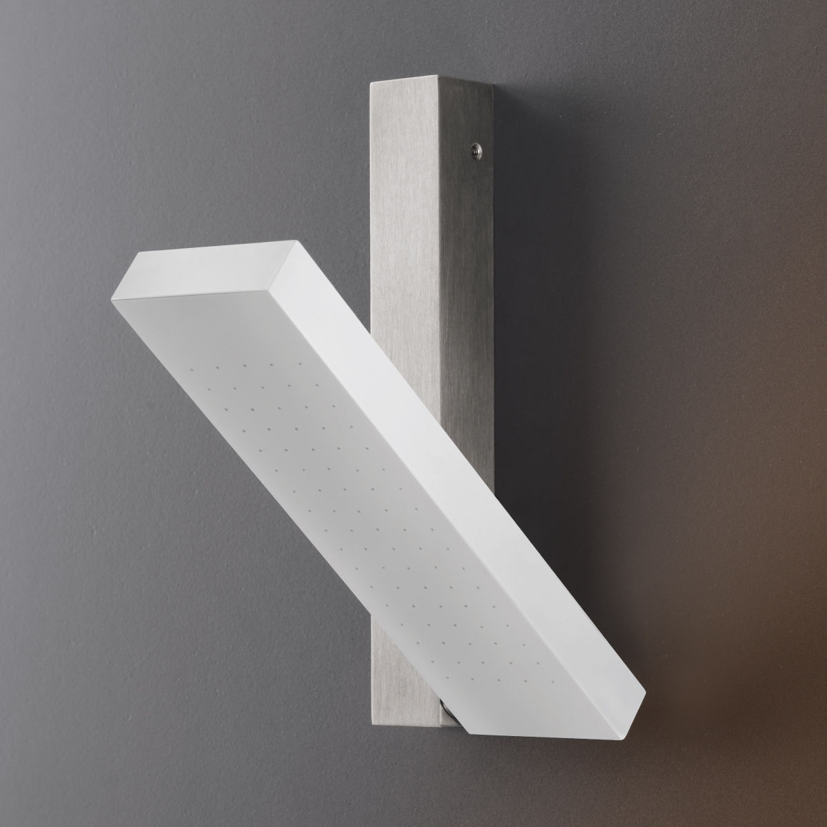 Wall-mounted shower head - ZIQ52 - CEADESIGN - rectangular / rain