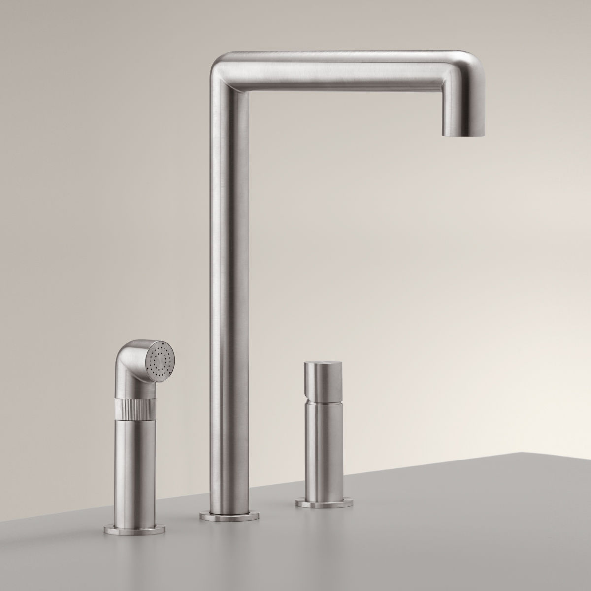 Countertop mixer tap - CAR07 - CEADESIGN - stainless steel / kitchen ...