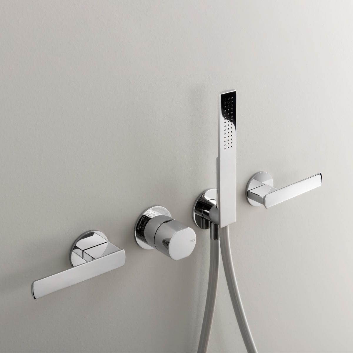 Double-handle shower mixer tap - AYL35 - CEADESIGN - wall-mounted ...