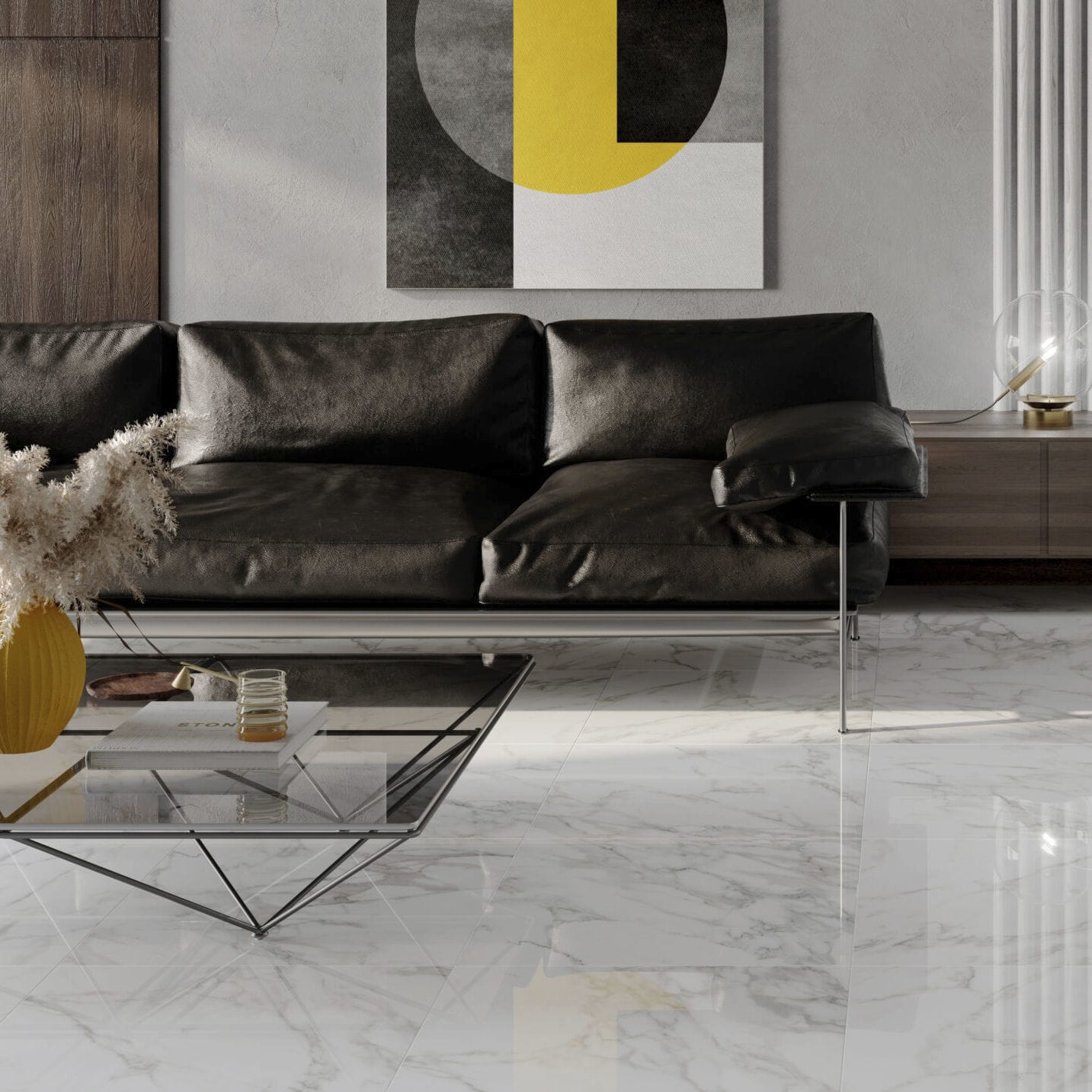 Porcelain tile - AMBRA - CLEOPATRA GROUP - high-gloss / indoor / living ...