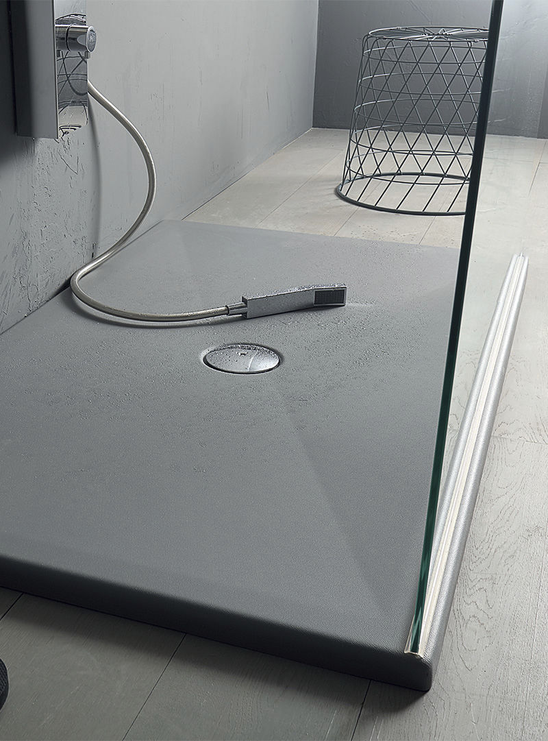 Rectangular shower base - H3 - COLACRIL - raised / acrylic / non-slip