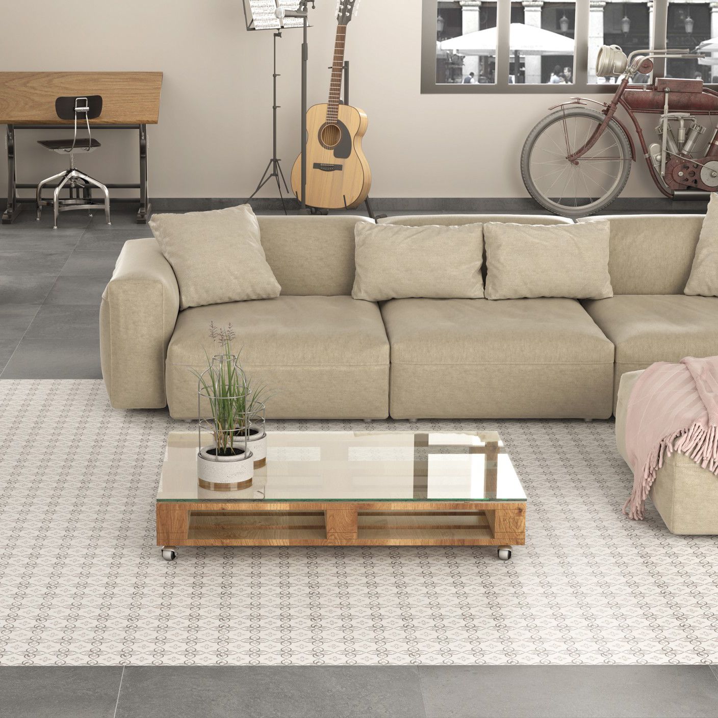 Ceramic tile - BUREN - DUNE - polished / indoor / floor