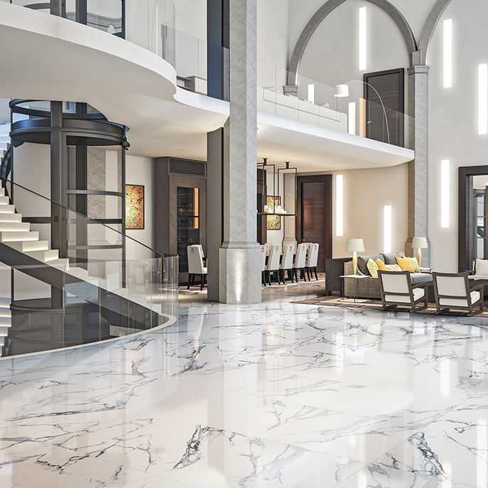 Porcelain stoneware tile - STATUARIO - NEW CLASSIC - DURSTONE ...