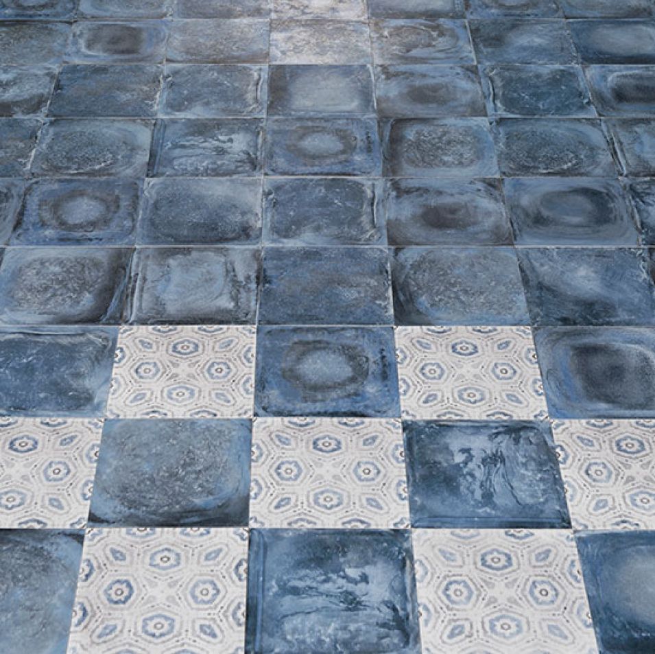 Ceramic tile - BETONART - ECO CERAMICA - indoor / floor / 20x20 cm