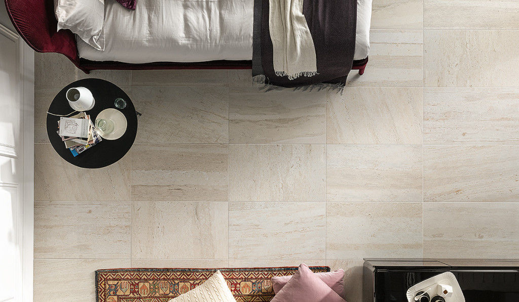 Porcelain stoneware tile - FLOW - EDIMAX - enameled / polished / indoor