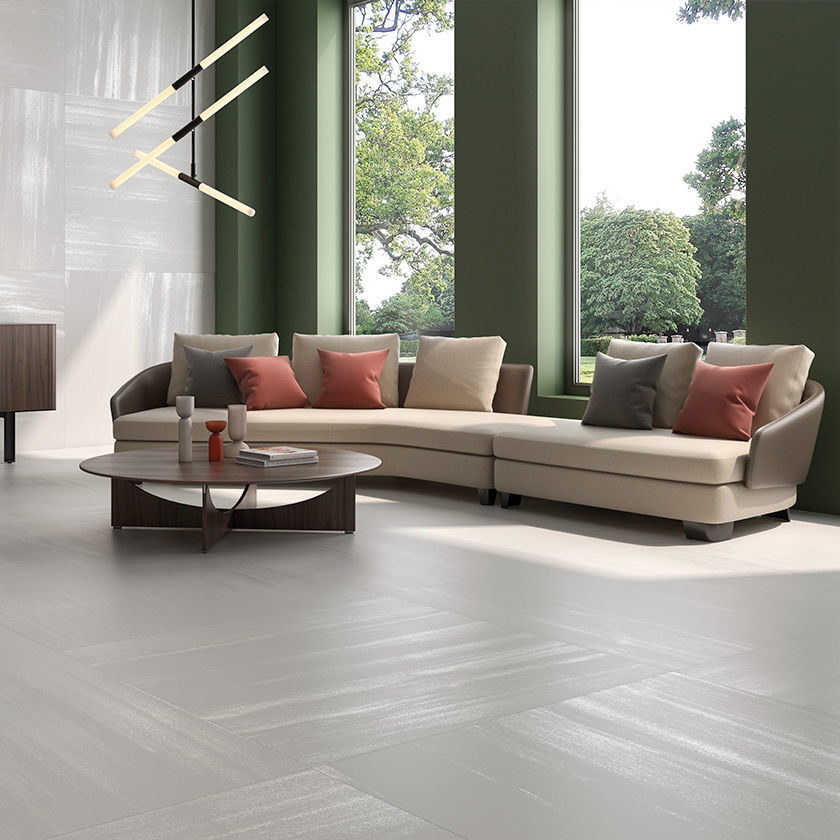 Porcelain stoneware tile - MALINI - GEOTILES - polished / indoor / bathroom