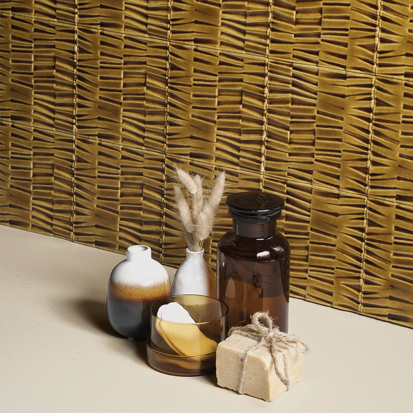 Indoor tile - BAMBOO - GIGACER - bathroom / living room / kitchen