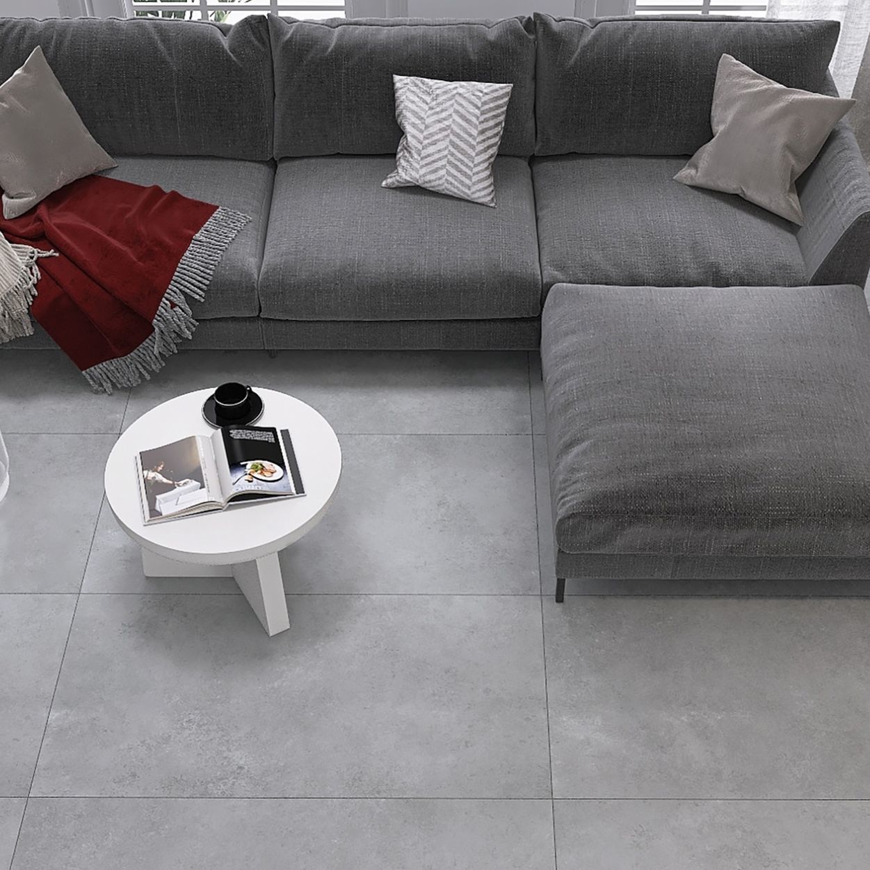 Indoor tile - SOLIDA - GRANISER CERAMICS - living room / wall / floor