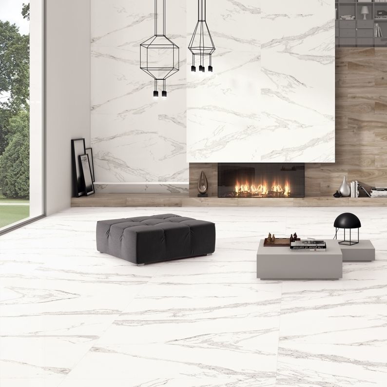 Porcelain stoneware tile - S.CARRARA - IBERO PORCELANICO - natural ...